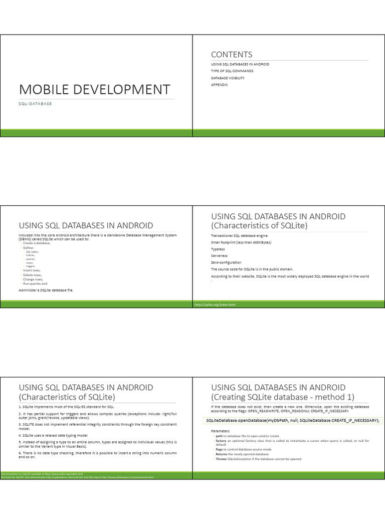 Chapter13-SQL-Database_publish | PDF | Databases | Sql