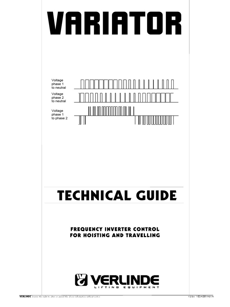 Technical Guide Variator GB | Download Free PDF | Electric Motor ...
