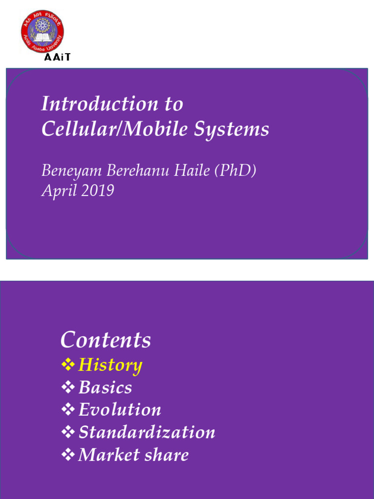 Lecture Introduction Pdf High Speed Packet Access 4 G