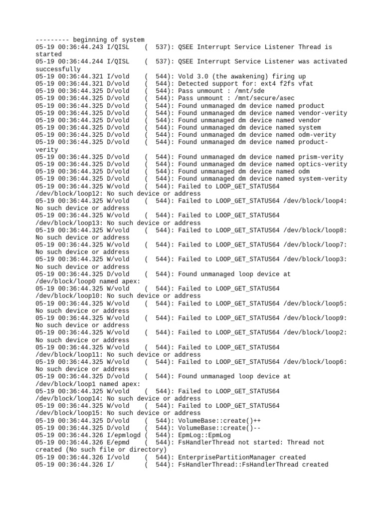 Logcat CSC Update Log | PDF | Encryption | Data Management