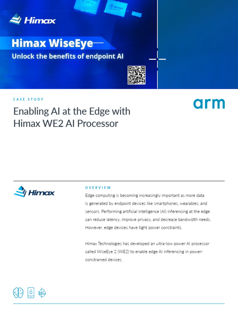 Arm Himax Edge Ai Case Study | PDF | Central Processing Unit | Computer Vision