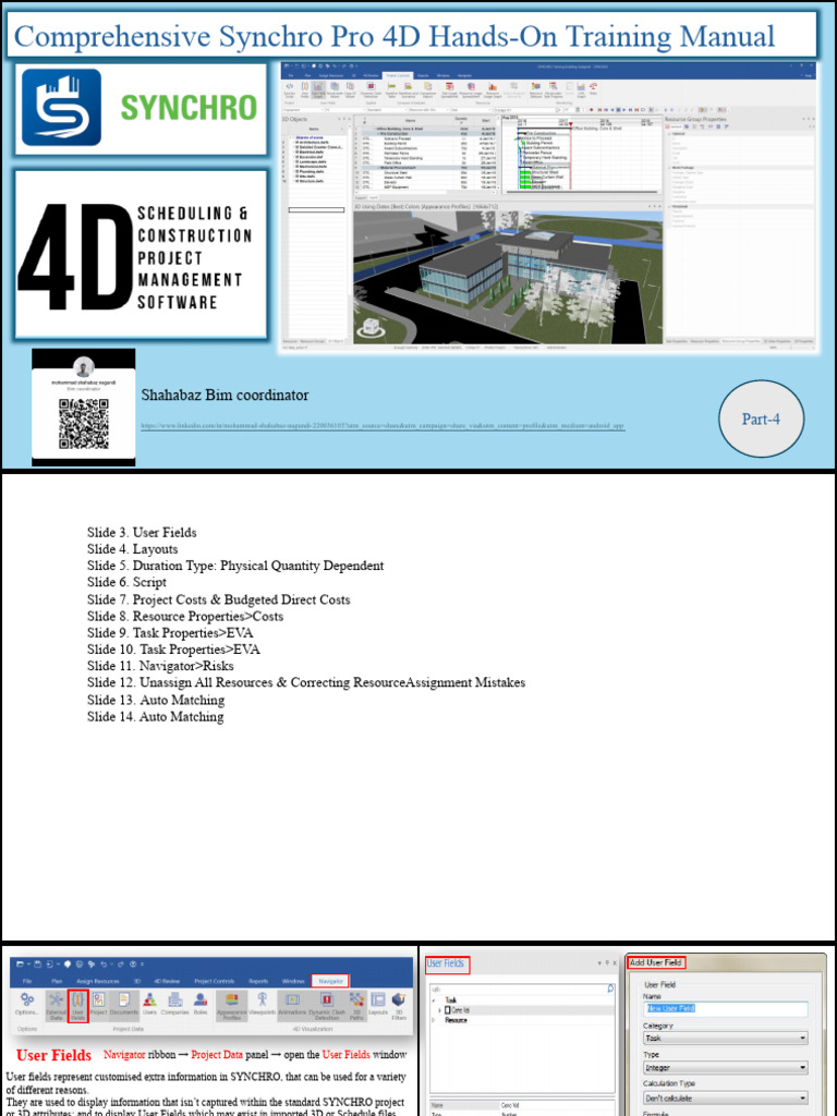 Synchro Pro 4D Training Guide | PDF | Computer File | Software