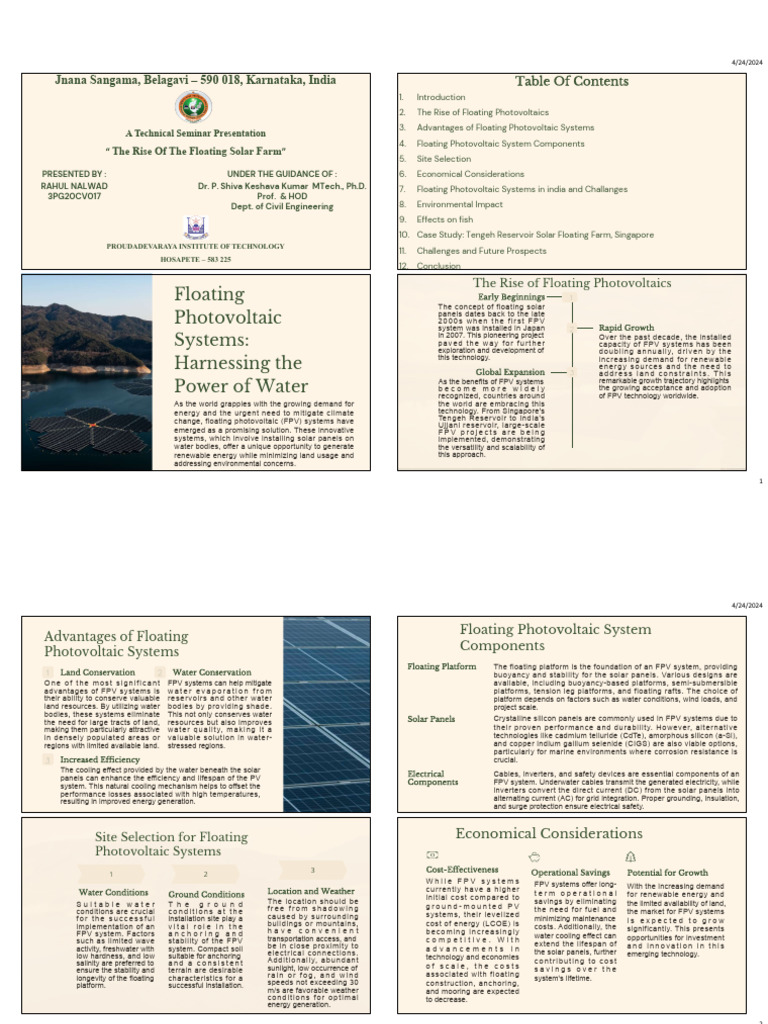 rahul ppt | PDF | Photovoltaics | Photovoltaic System