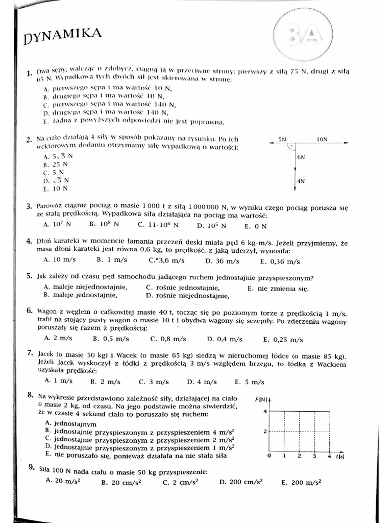 Dynamika I Pęd | PDF