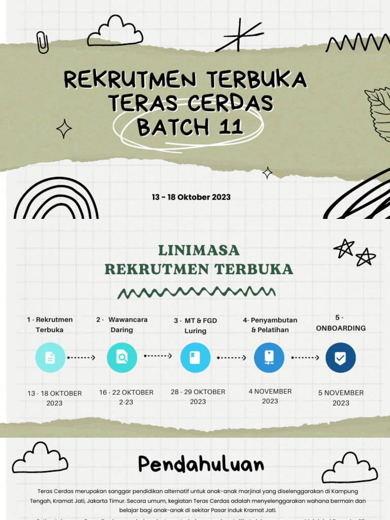 Panduan Rekrutmen Terbuka | PDF