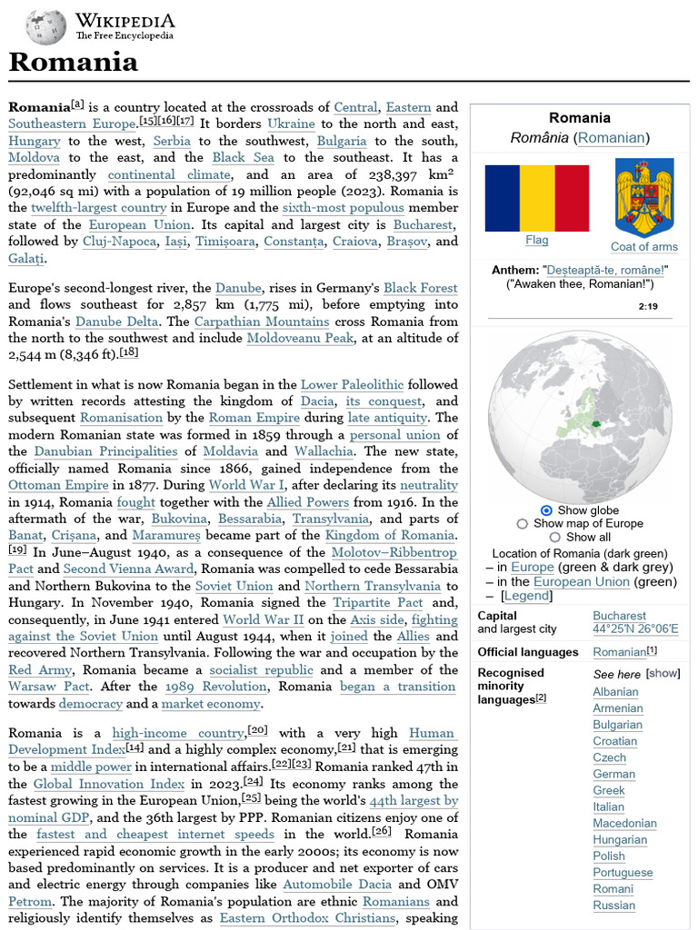 Romania | PDF | Romania | Vlad The Impaler