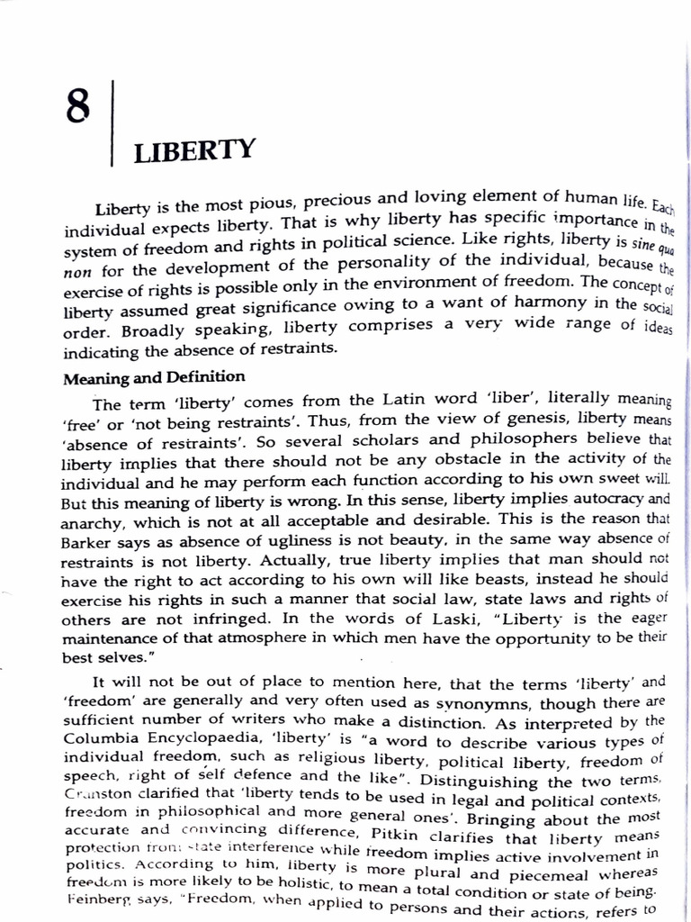 Liberty | Download Free PDF | Libertarian Theory | Political Theories