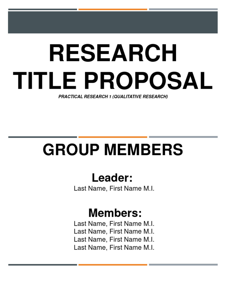 RESEARCH-TITLE-PROPOSAL-FORMAT-2 | PDF