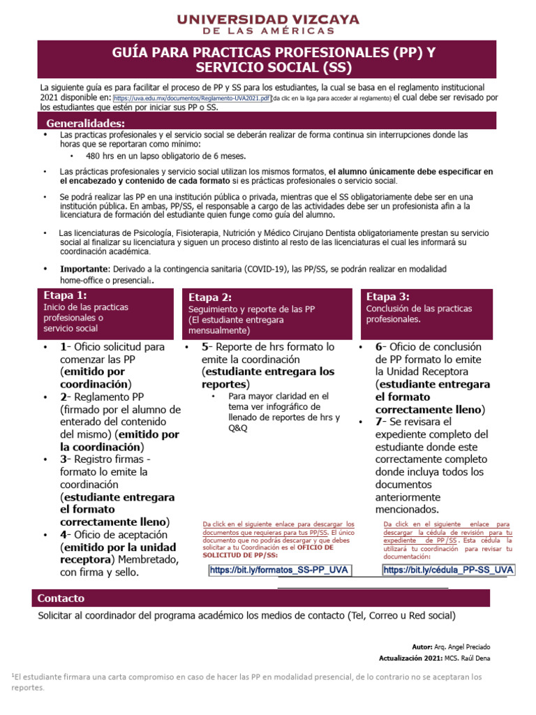 Guía para PP y SS v. 2021 | PDF