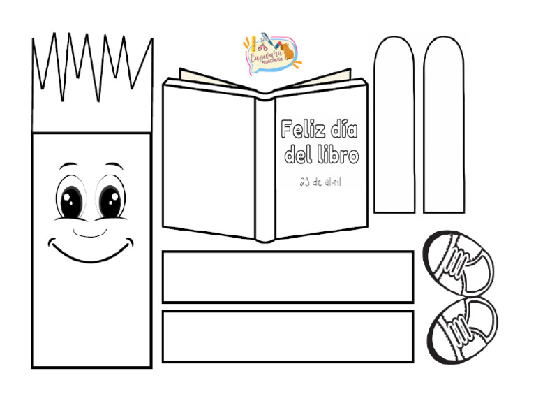 Manualidad Del Día Del Libro | PDF