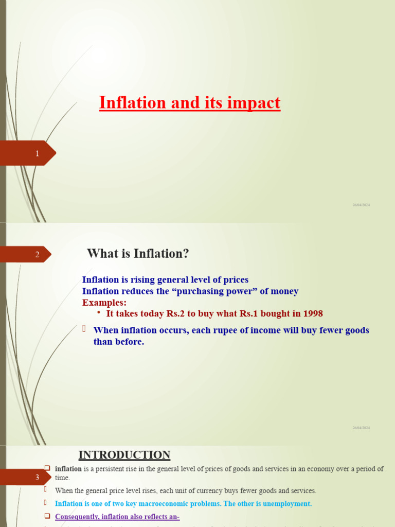 Inflation | Download Free PDF | Cost Of Living | Inflation