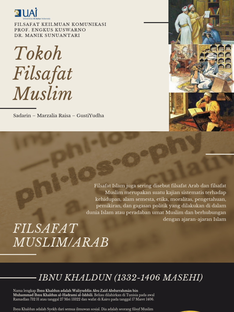 Filsuf - Ibn Khaldun (Filsafat Islam) | PDF