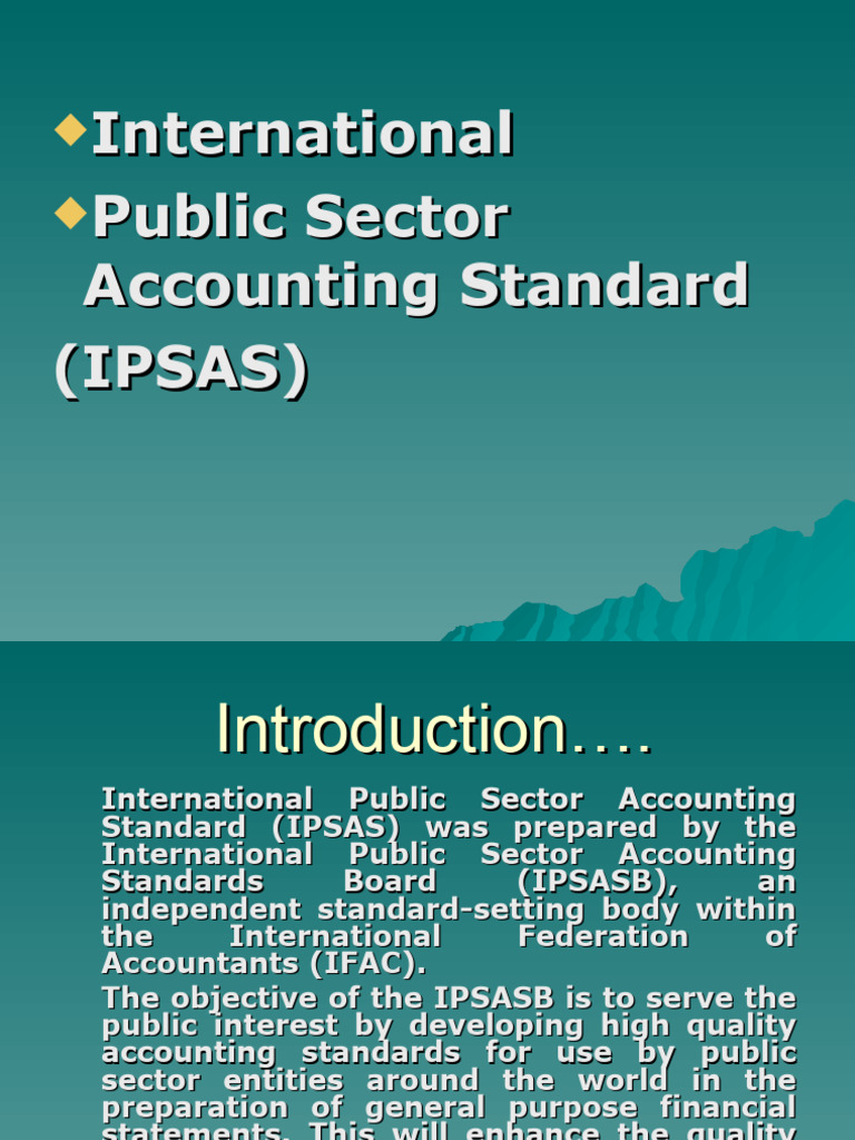 International Public Sector Accounting Standards (IPSAS) | PDF | Equity ... International Public Sector Accounting Standards (IPSAS) | PDF | Equity ...