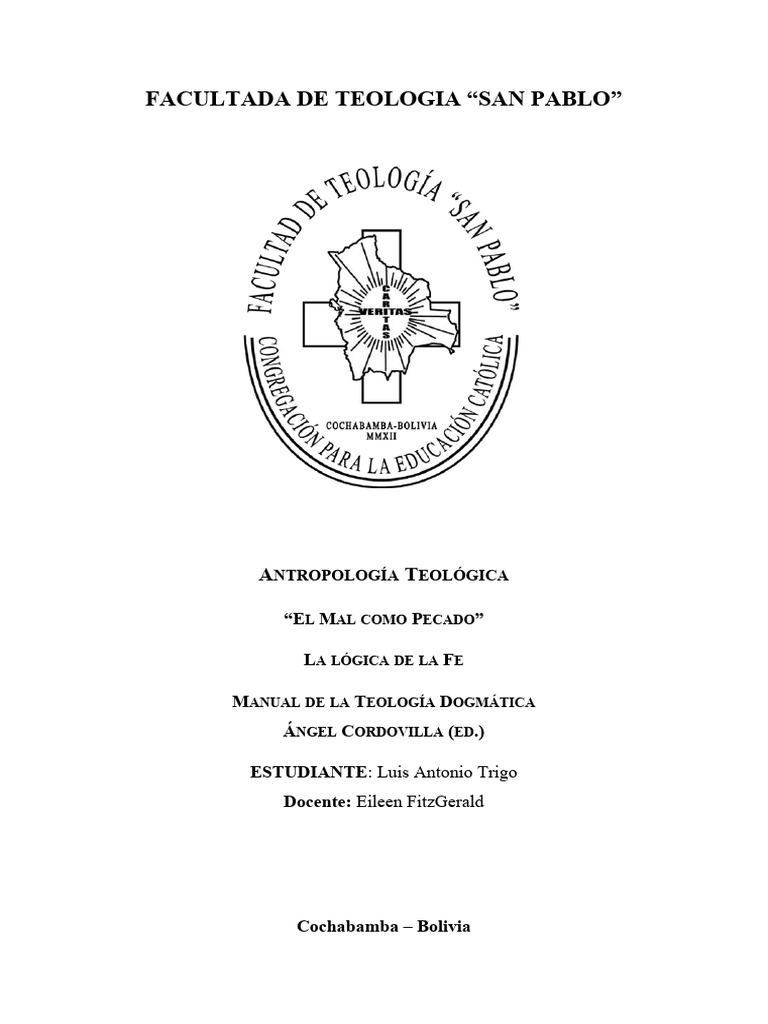La Logica de La Fe | PDF | Mal | Pecado