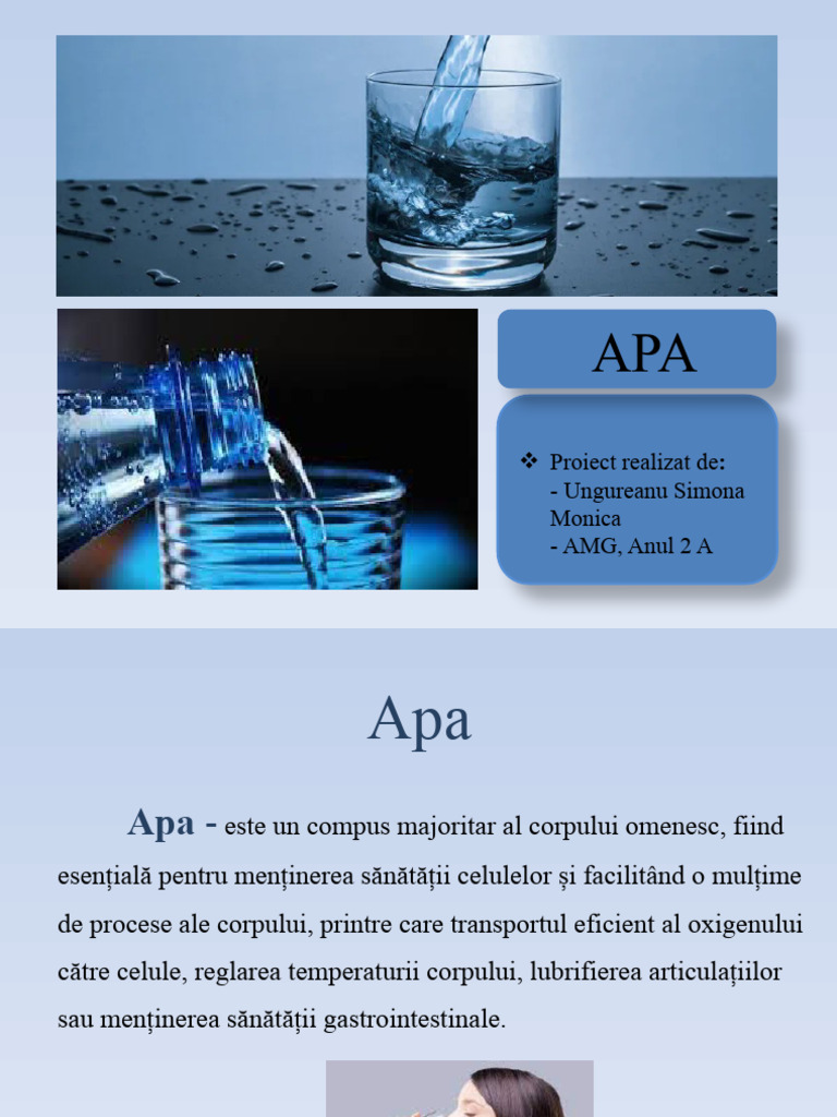 Apa Proiect Nutritie | PDF