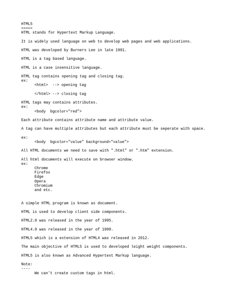 Frontend 1 | Download Free PDF | Html | Html Element