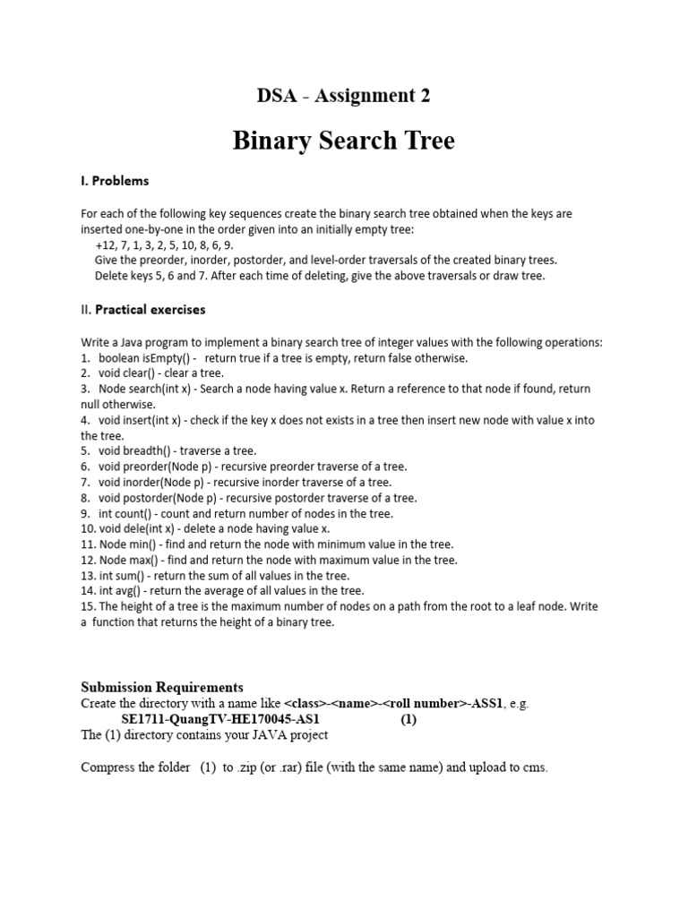 Assignment_02_DSA_Spr2023 | PDF | Algorithms | Computer Programming