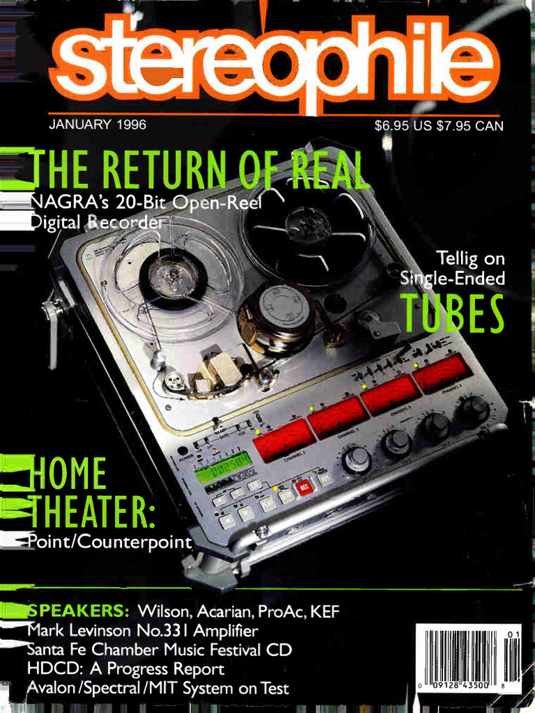 Stereophile 1996 01 | PDF | Loudspeaker | Sound Production Technology