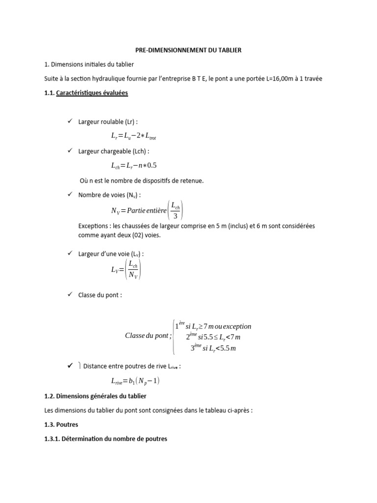 Predimenssionnement | PDF | Ingénierie civile | Ingénierie des structures