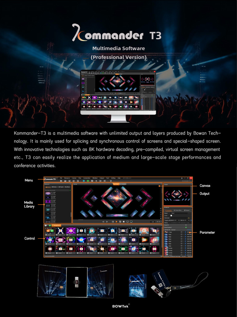 Kommander T3 Software | PDF | Multimedia | Video