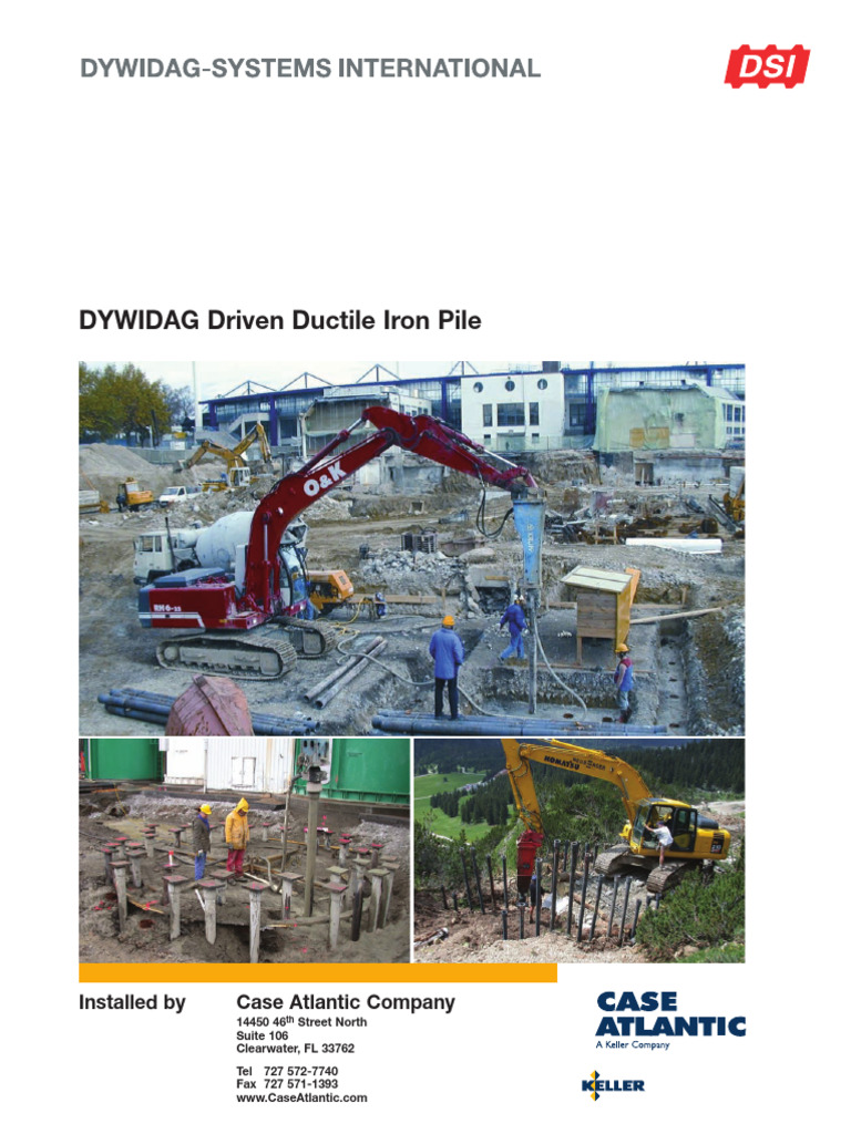 Ductile Iron Pipe Piles (DSI-Case Atlantic) | PDF | Deep Foundation | Building Engineering