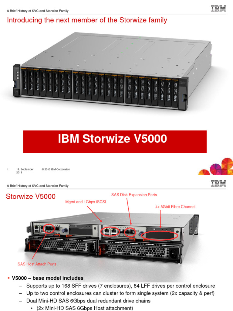 Storwize V5000 | PDF | Computer Engineering | Computing