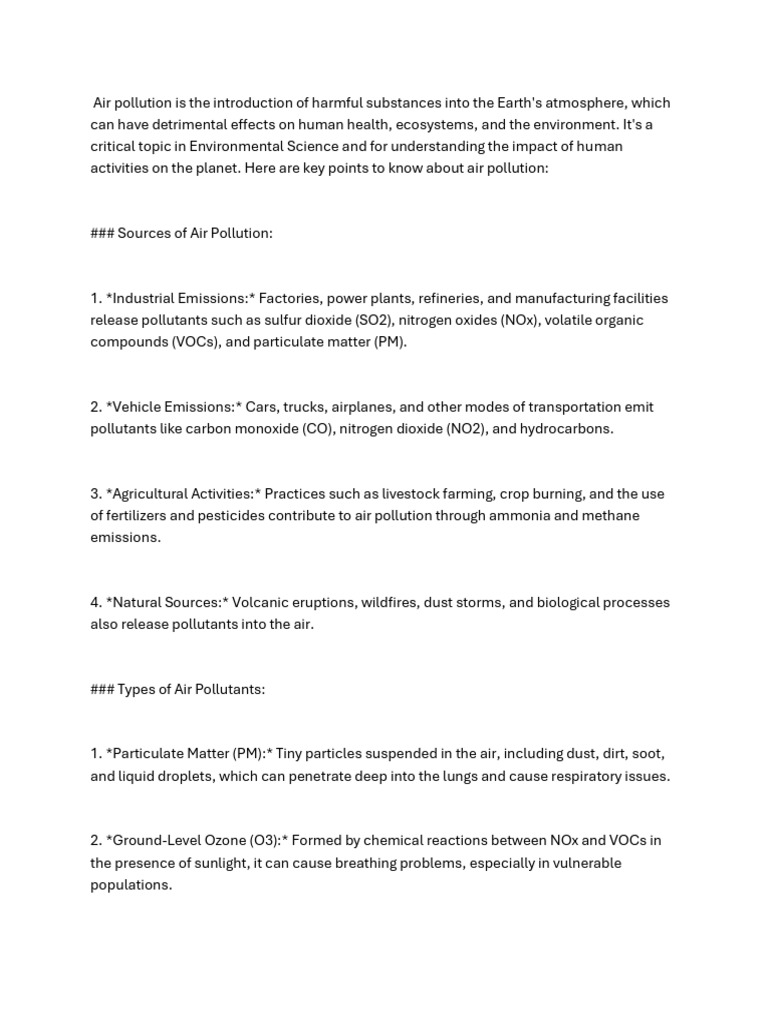 EVS Study Material | PDF | Electronic Waste | Waste