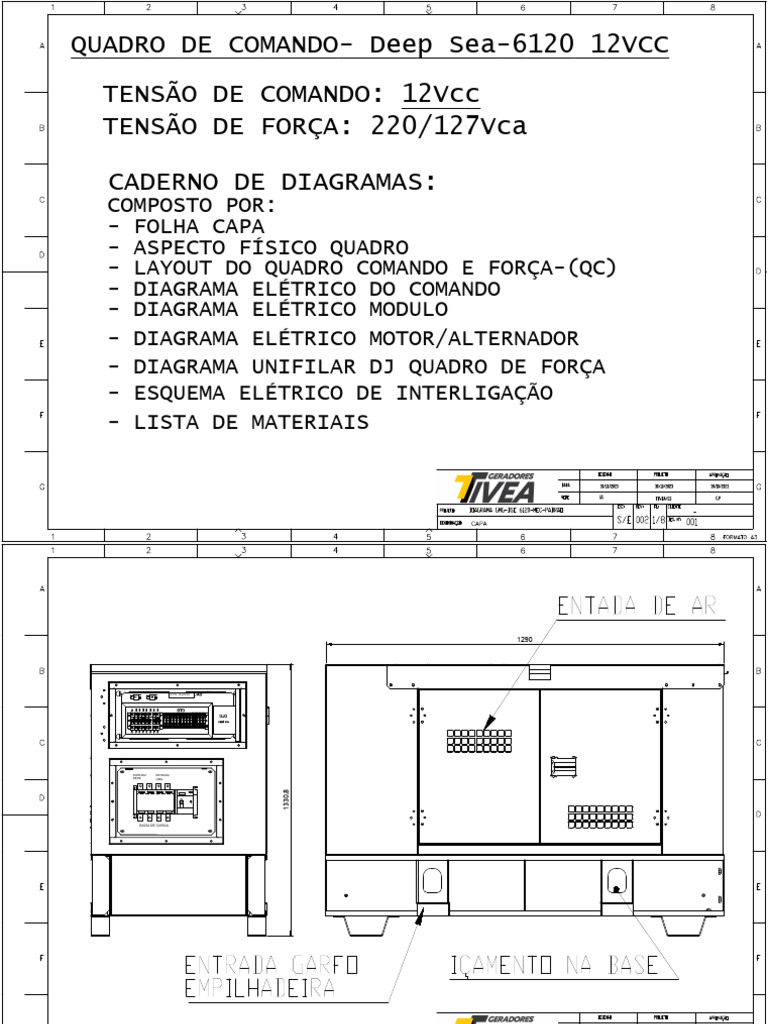 Comando Dse 6120-Mec-Ats Skid | PDF | Energia elétrica | Metrologia