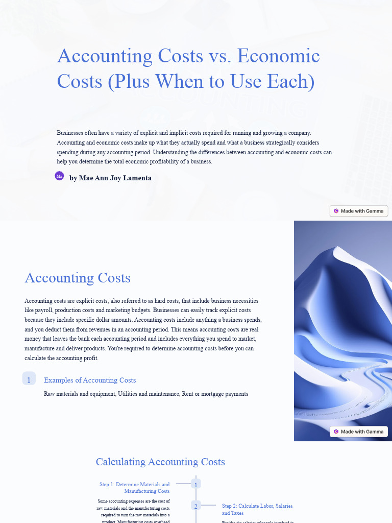 Accounting-Costs-vs-Economic-Costs-Plus-When-to-Use-Each | PDF | Cost ...