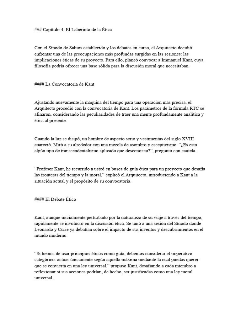 Loco Genio 4 | PDF | Immanuel Kant | Moralidad