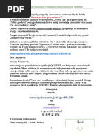 Zaimek I Przyimek - Kartkówka Klasa 4 | PDF