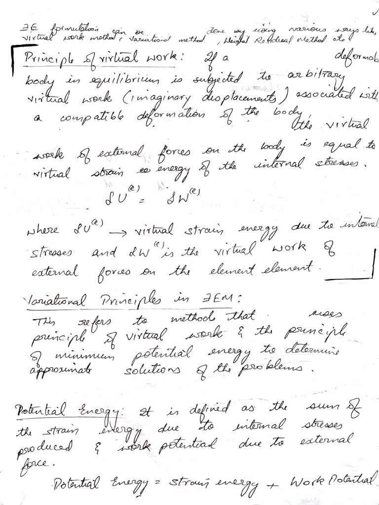 Module 1 Introduction To FEM (Continuation) | PDF