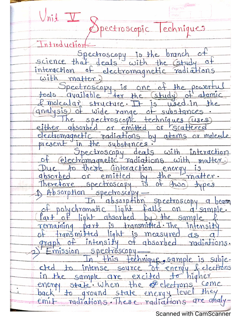 Chemistry Unit 5 Study Note | PDF