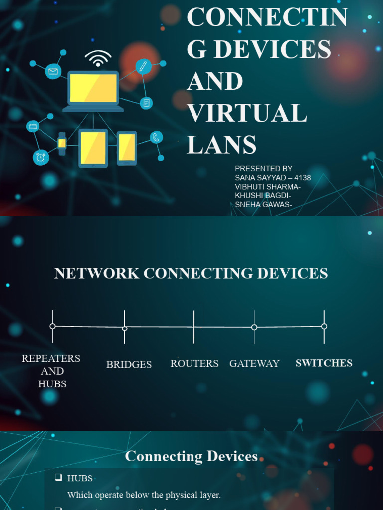 Connecting Devices and Virtual Lans | PDF | Science & Mathematics | Computers