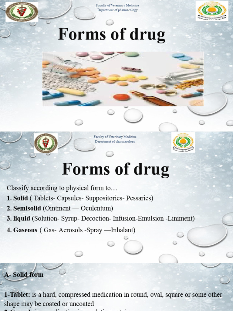 Forms &routes of Drug Administration | PDF | Topical Medication ...