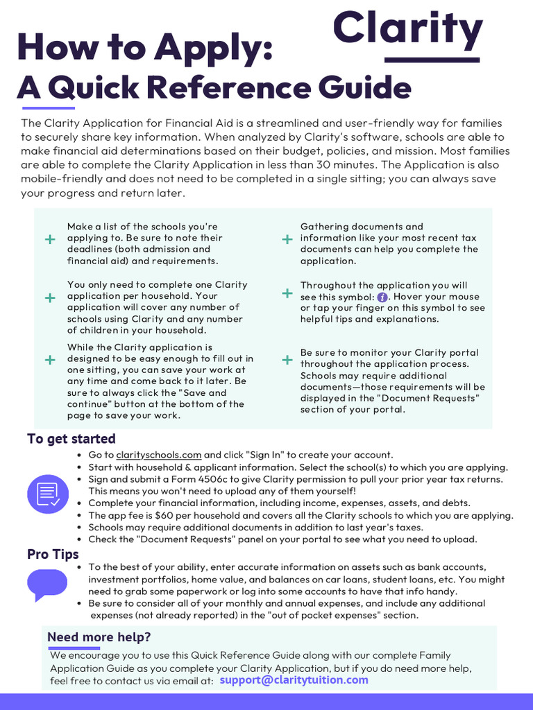 Clarity How To Apply QRG | PDF | Expense | Economies