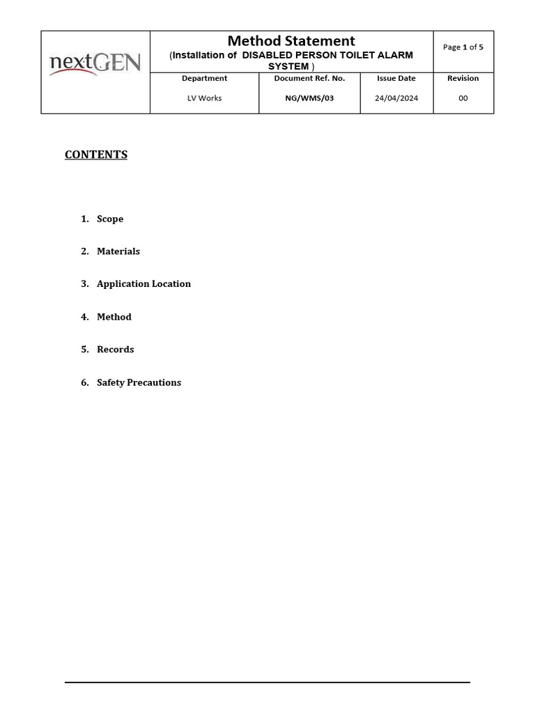 NextGen - WMS for DTAS System | PDF | Electrical Wiring | Safety