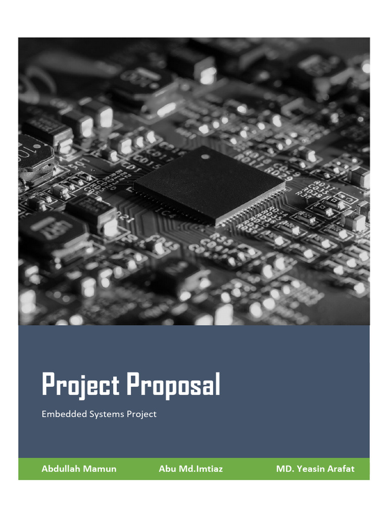 Project Proposal Smart Health Monitoring System | PDF | Internet Of Things | Microcontroller