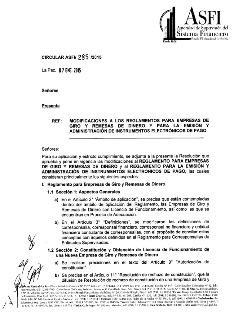 Asfi 285 | PDF