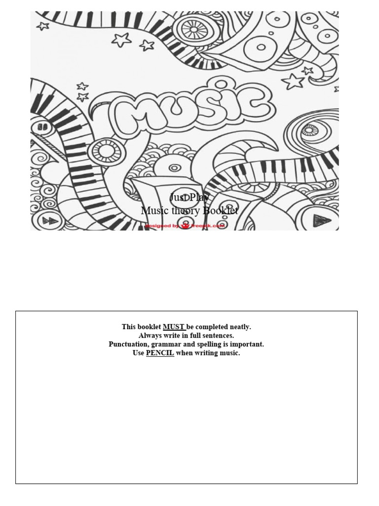 Music Theory Booklet | PDF | Tempo | Musical Notation