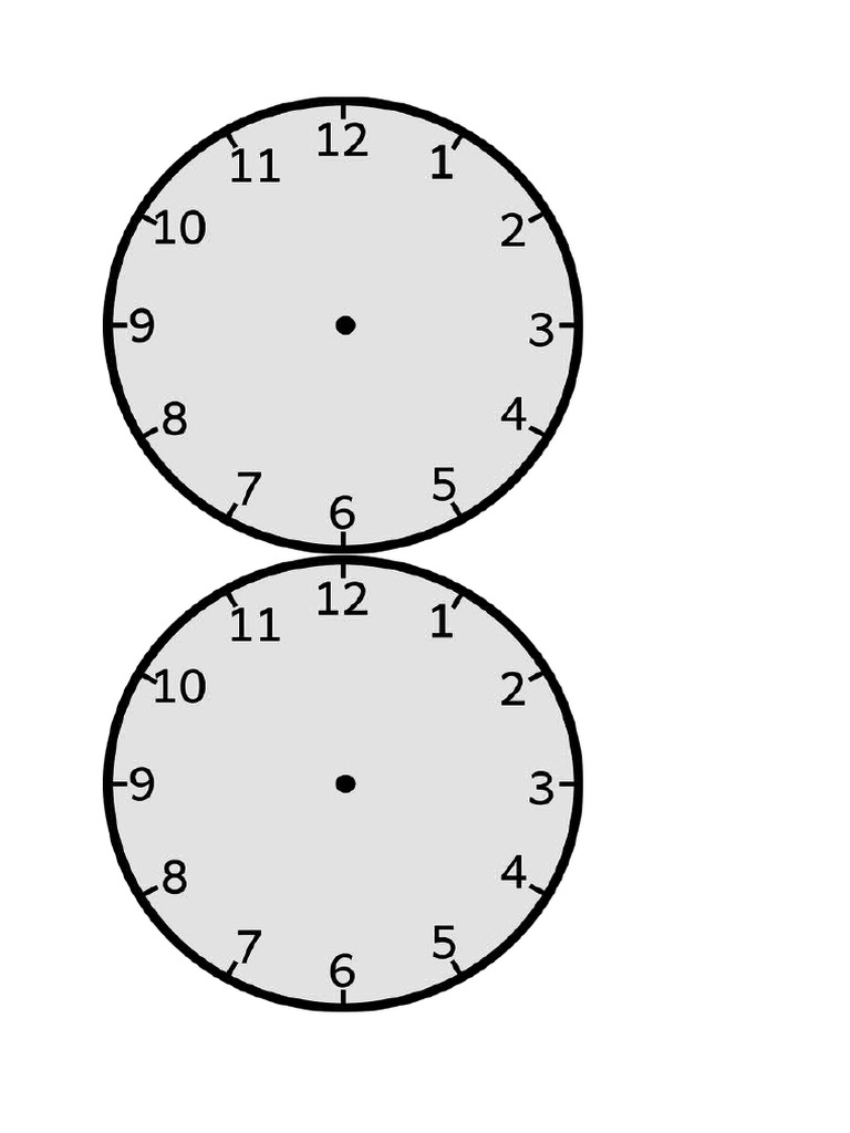 Horloge en Papier | PDF