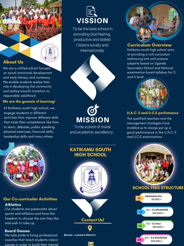 Katikamu South High School Busula Brochure | PDF | Curriculum