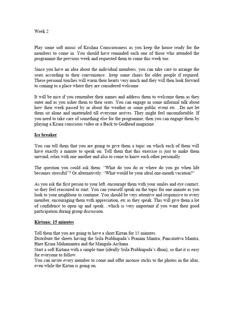 Bhaktivriksha Module 1 Week 2 1 Pdf Soul