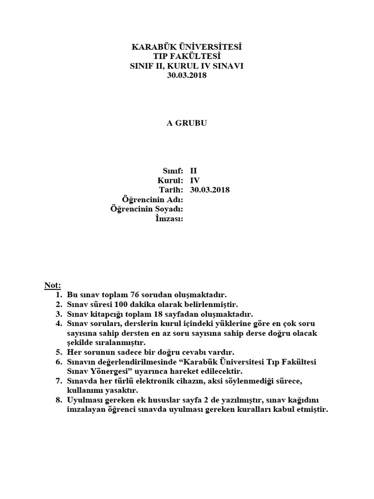 4.kurul Soruları | PDF