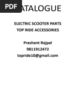 Ather 450X Spare Parts Price List Accessories | PDF | Automotive ...