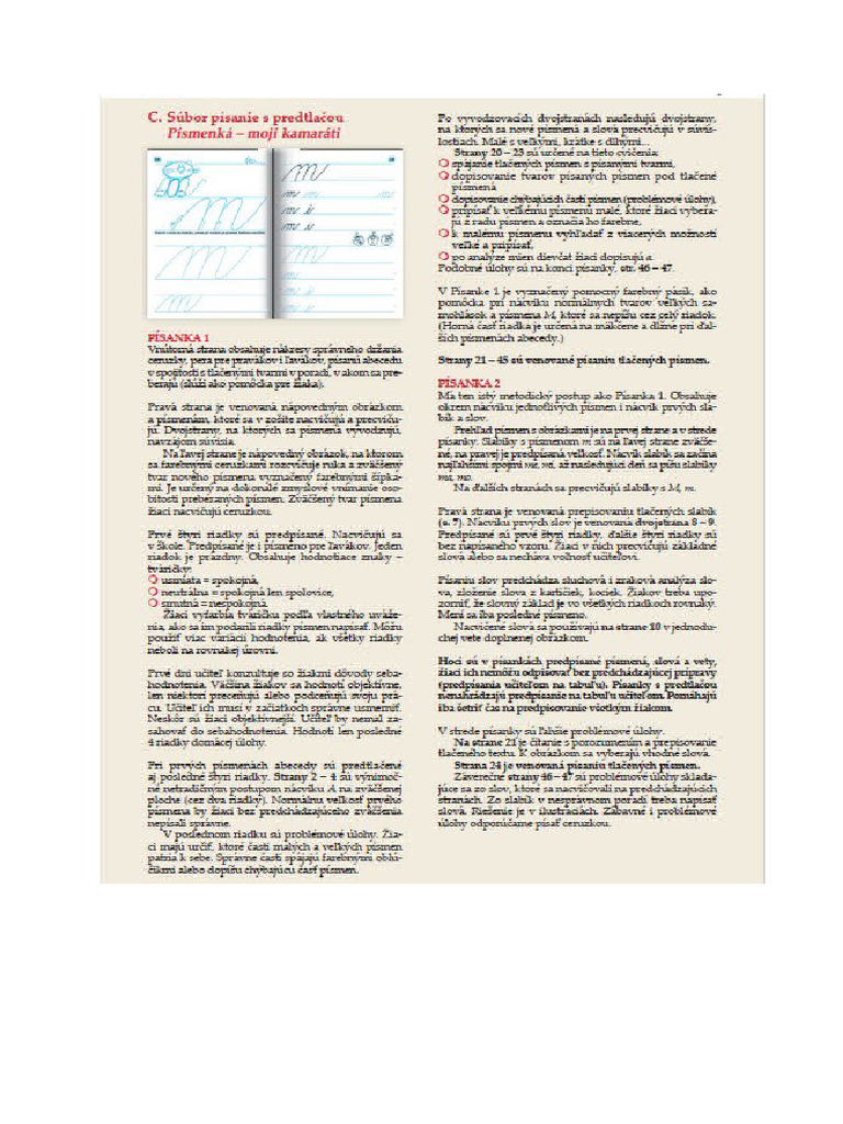 Súbor Písania S Predtlačou | PDF