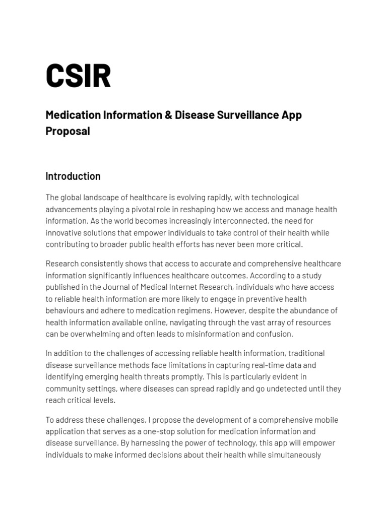 CSIR | PDF | Usability | Mobile App
