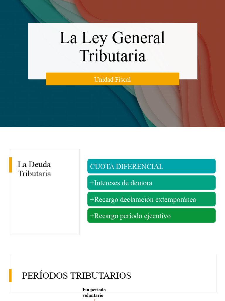 La Ley General Tributaria Superior | PDF | Estatuto de limitaciones | Pagos