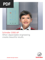 Schindler 3300 Elevator Specifications | PDF
