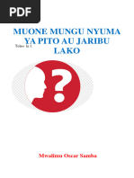 Pendo Kuu La Yesu Mamajusi Choir Lyrics | PDF